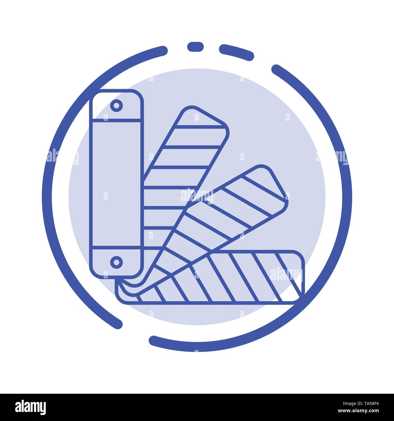 Color pallet Stock Vector Images - Alamy