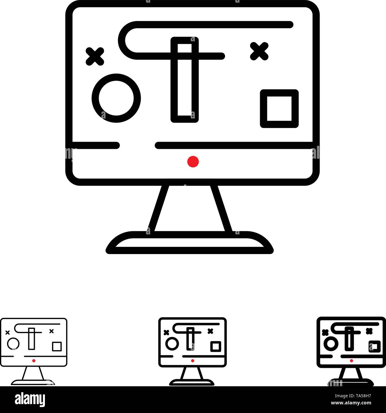 Bold display Stock Vector Images - Alamy