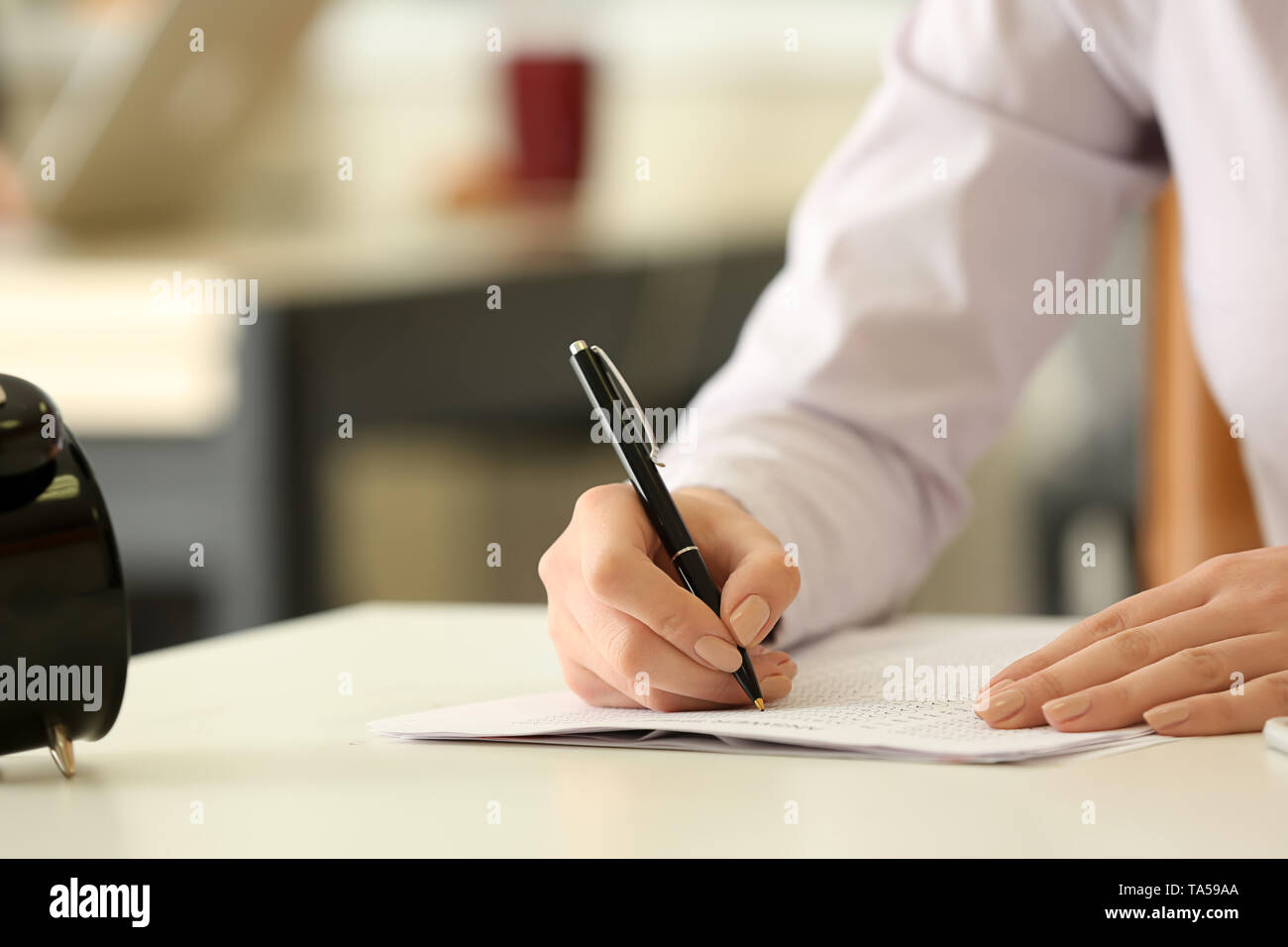 Passing the test hi-res stock photography and images - Alamy