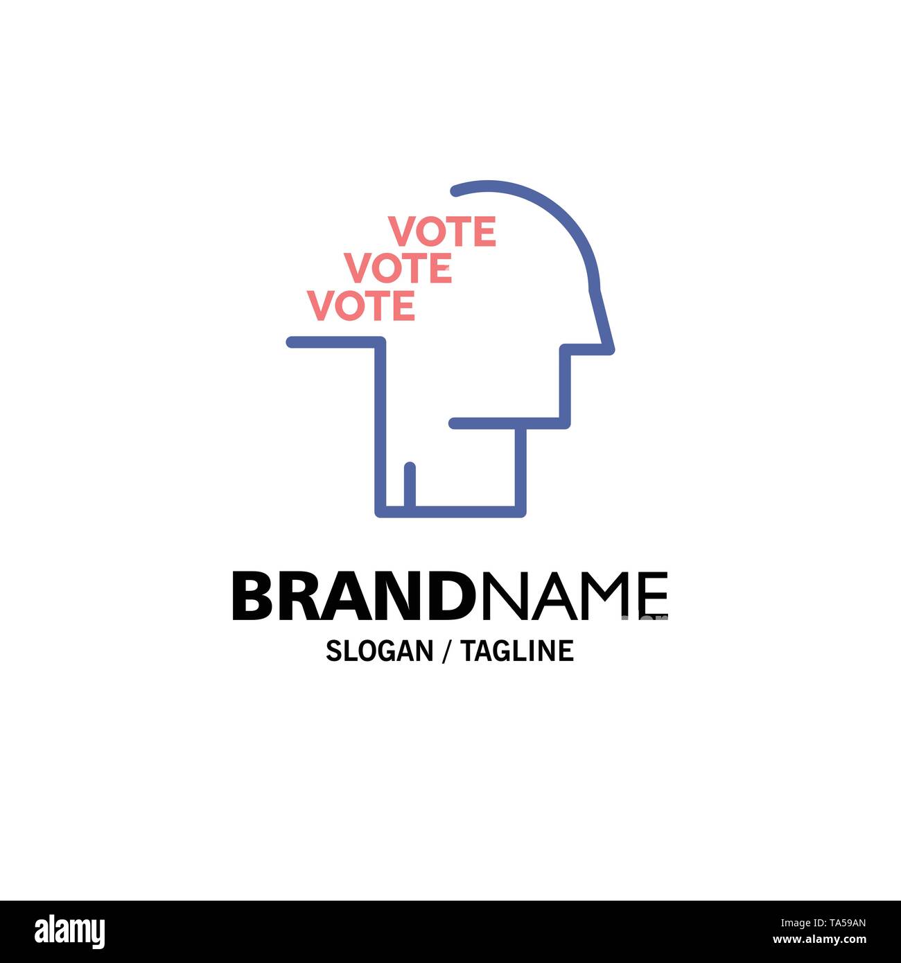 Republican democratic election icon logo hi-res stock photography and ...