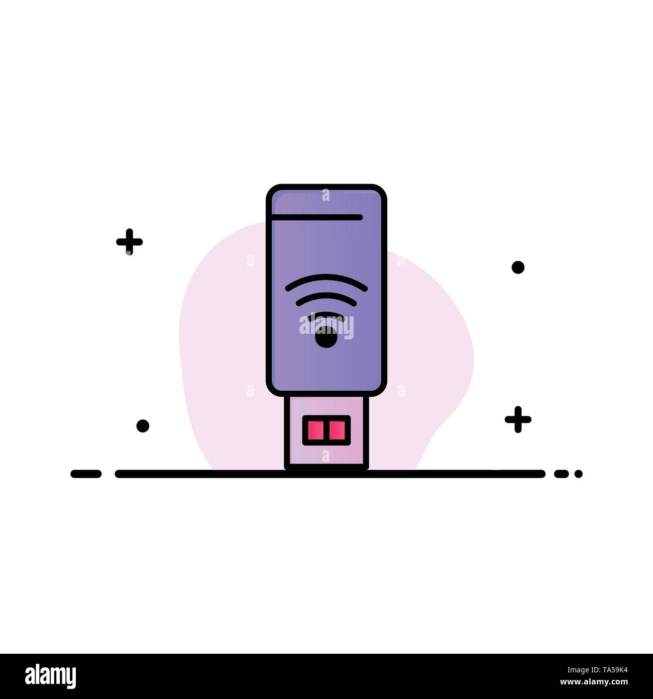 Dongle icon vector vectors hi-res stock photography and images - Alamy
