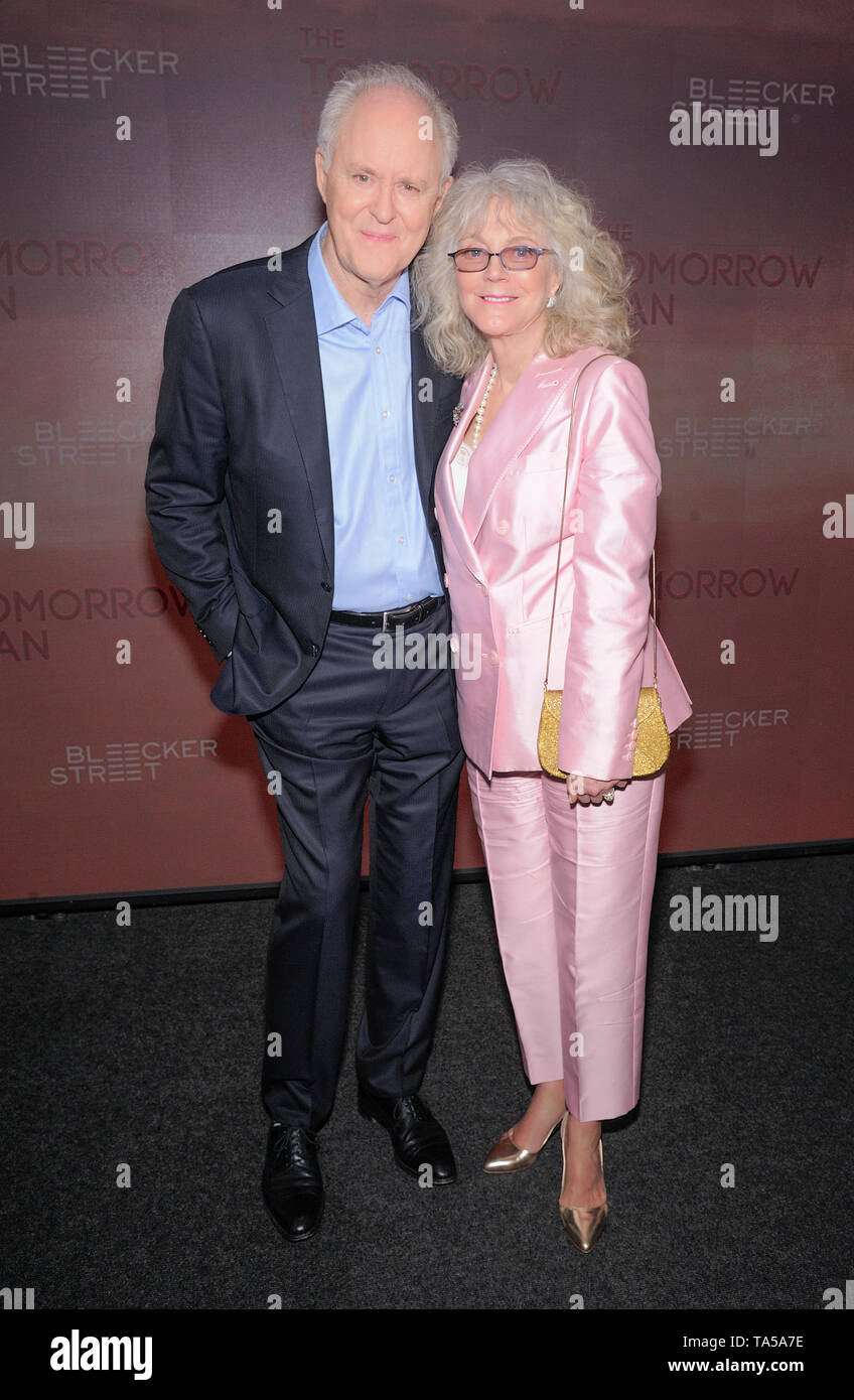 New York, United States. 20th May, 2019. John Lithgow and Blythe Danner ...