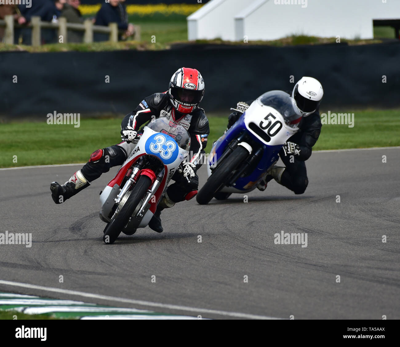 Chris Moore, Yamaha TR3, Graham Higlett, Rob North Triumph T150, Sheene ...