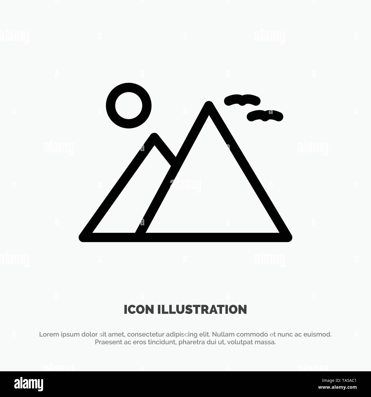 Egyptian Pyramid Vector Vectors High Resolution Stock Photography and ...