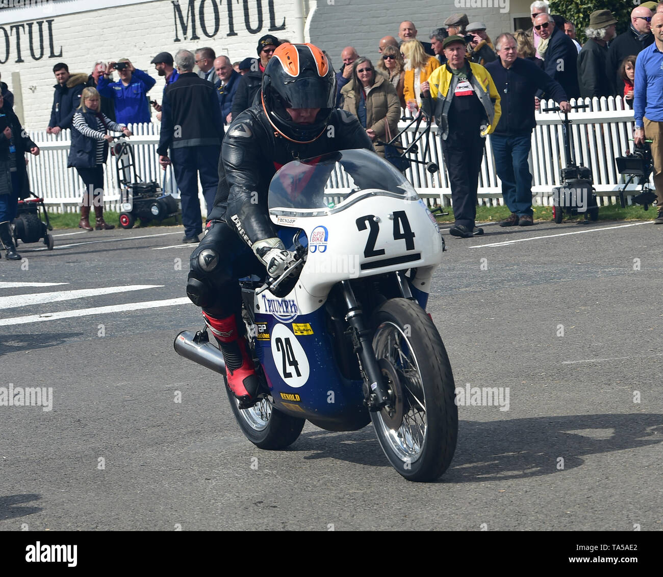 Brett Randall, Rob North Triumph T150, Sheene Trophy, Goodwood, 77th ...