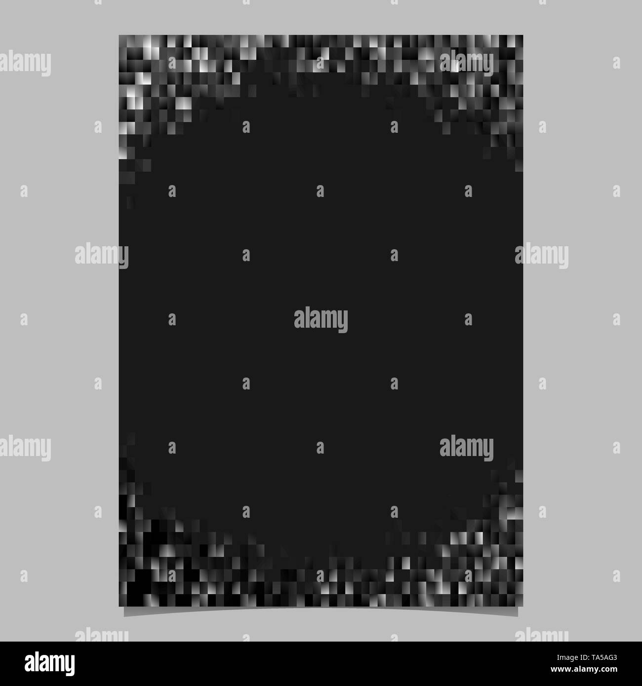 Abstract brochure design template - gradient page border background ...