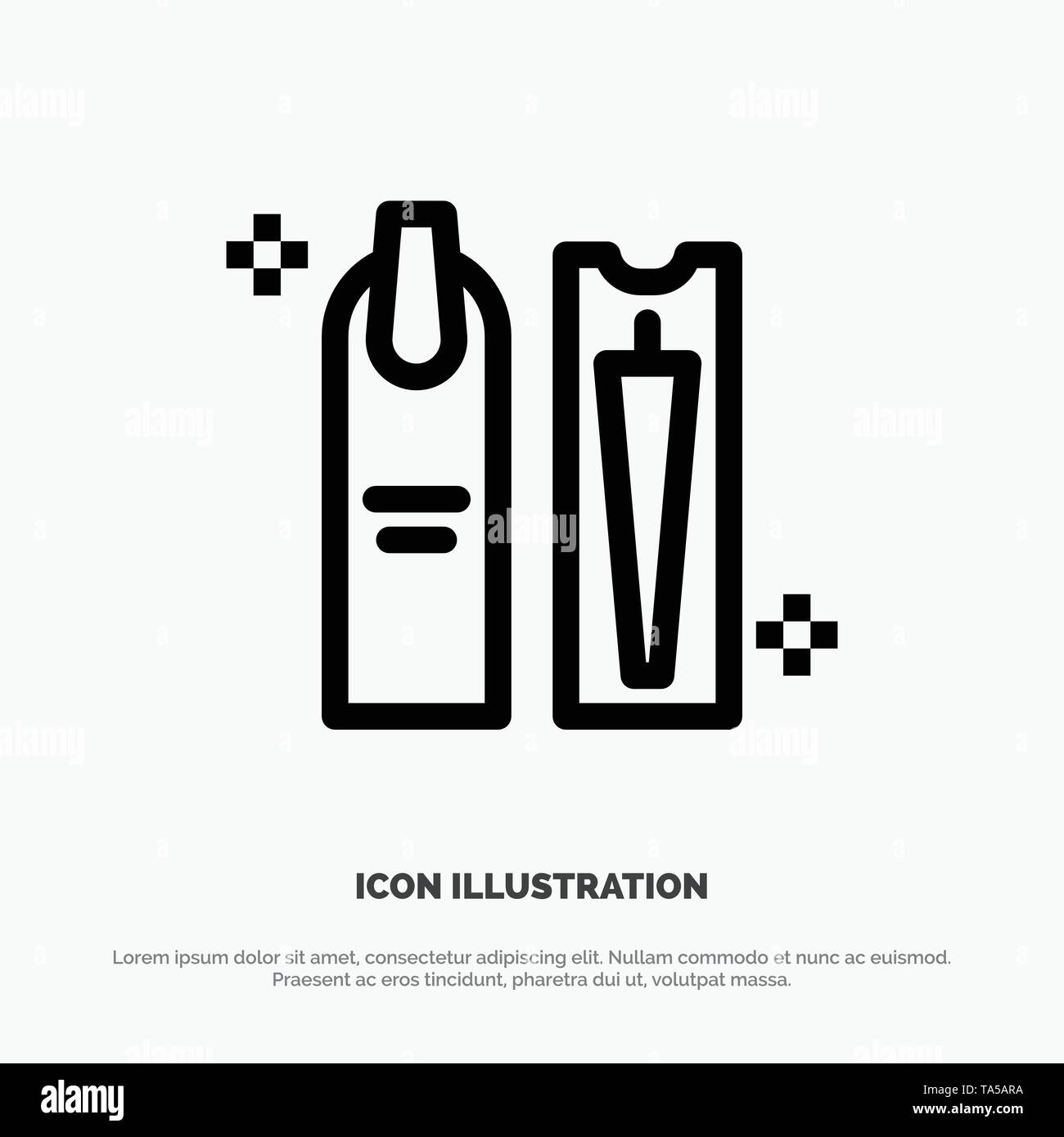 Cleaning face woman beauty Stock Vector Images - Alamy