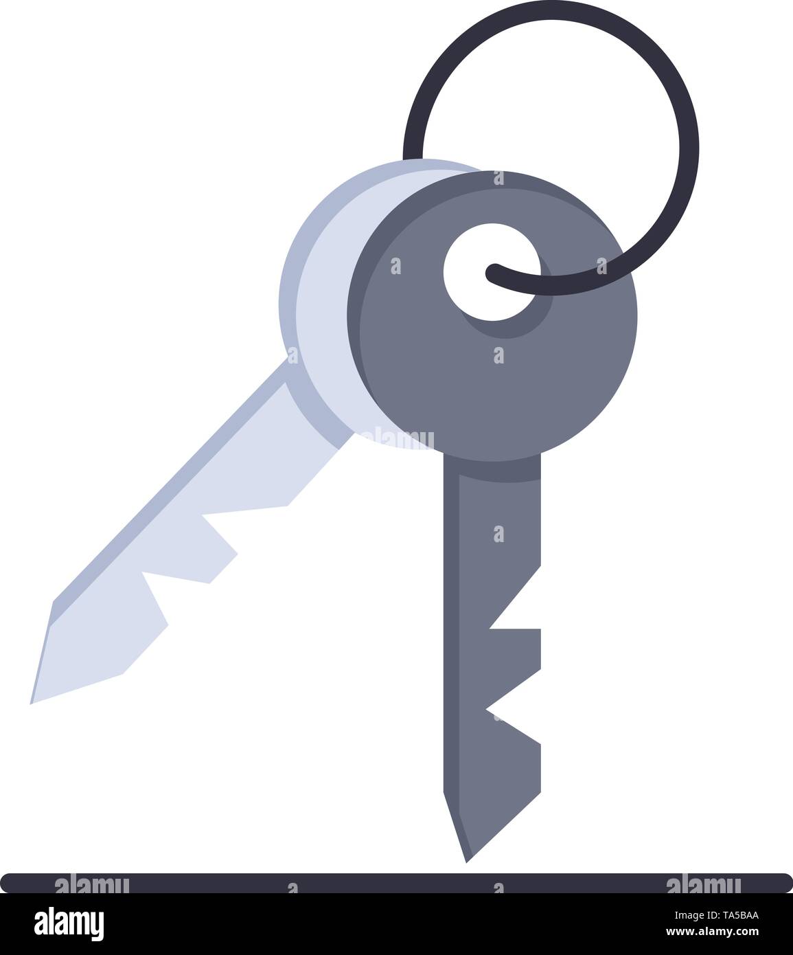 Old hotel keys Stock Vector Images - Alamy