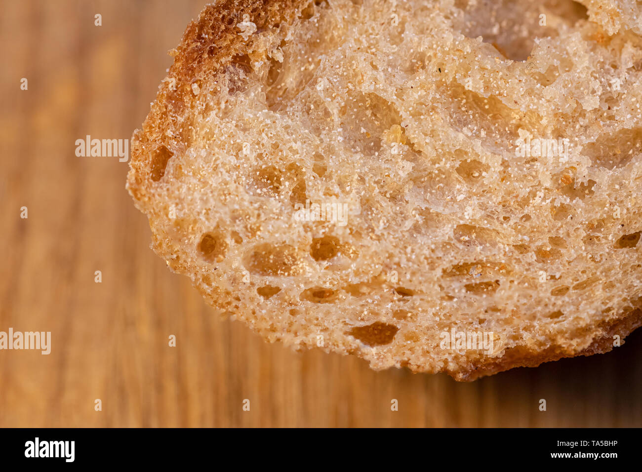 wheat bread close up detail background bakery Stock Photo - Alamy