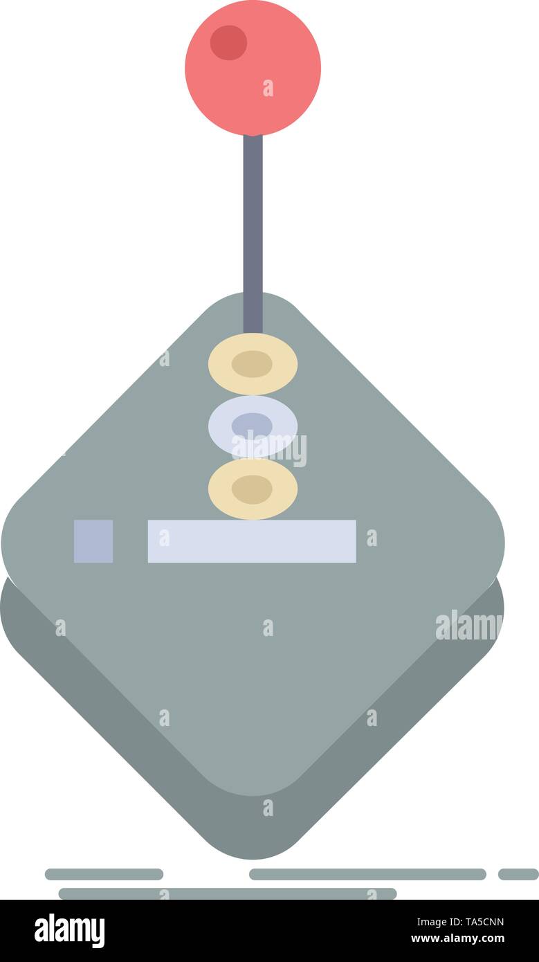 Vintage red and black joystick Stock Vector Images - Alamy