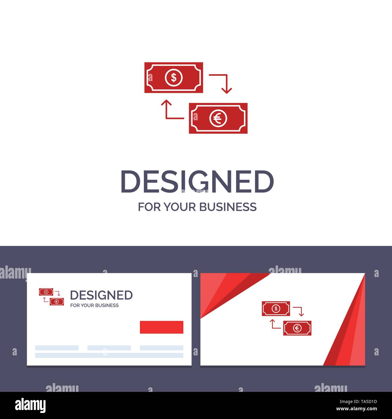 Currency exchange rate vector logo hi-res stock photography and images ...