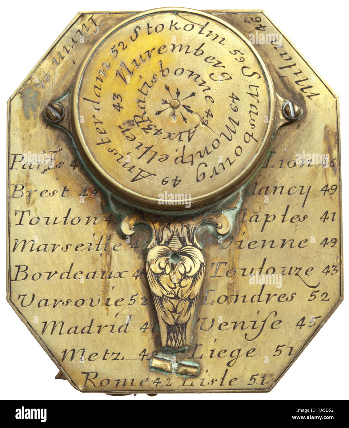 Compass 18th century hi-res stock photography and images - Alamy