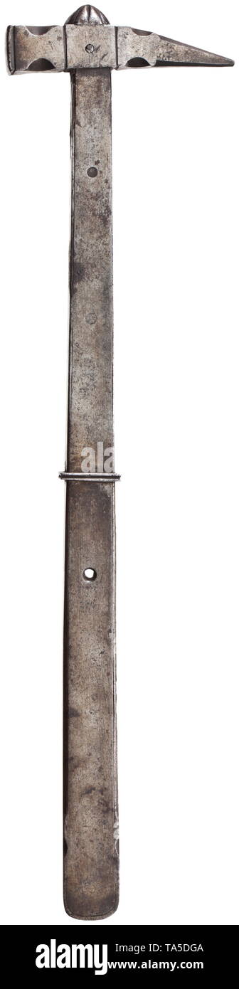 A German war hammer, 1st half of the 16th century The head with a short ...