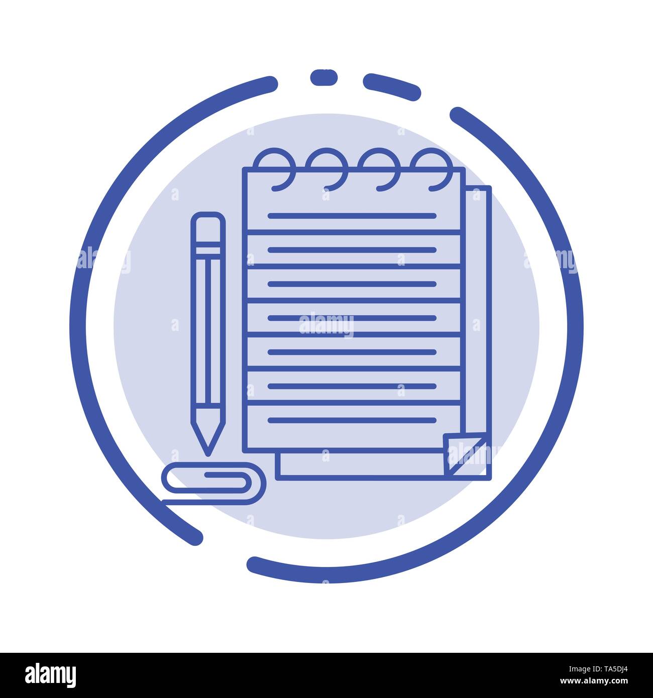 Steno book Stock Vector Images - Alamy