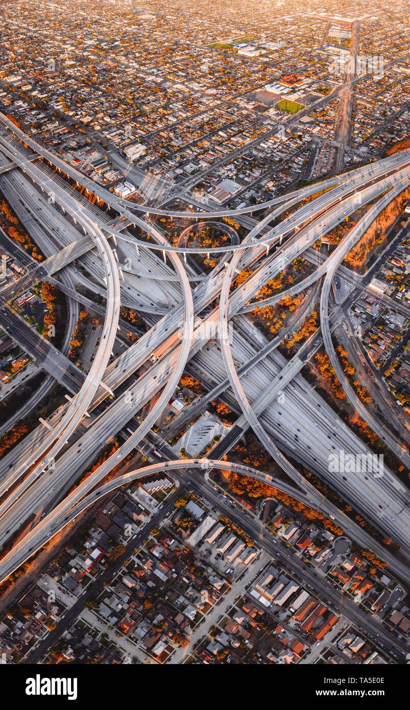 Judge Harry Pregerson Interchange in Los Angeles Stock Photo - Alamy