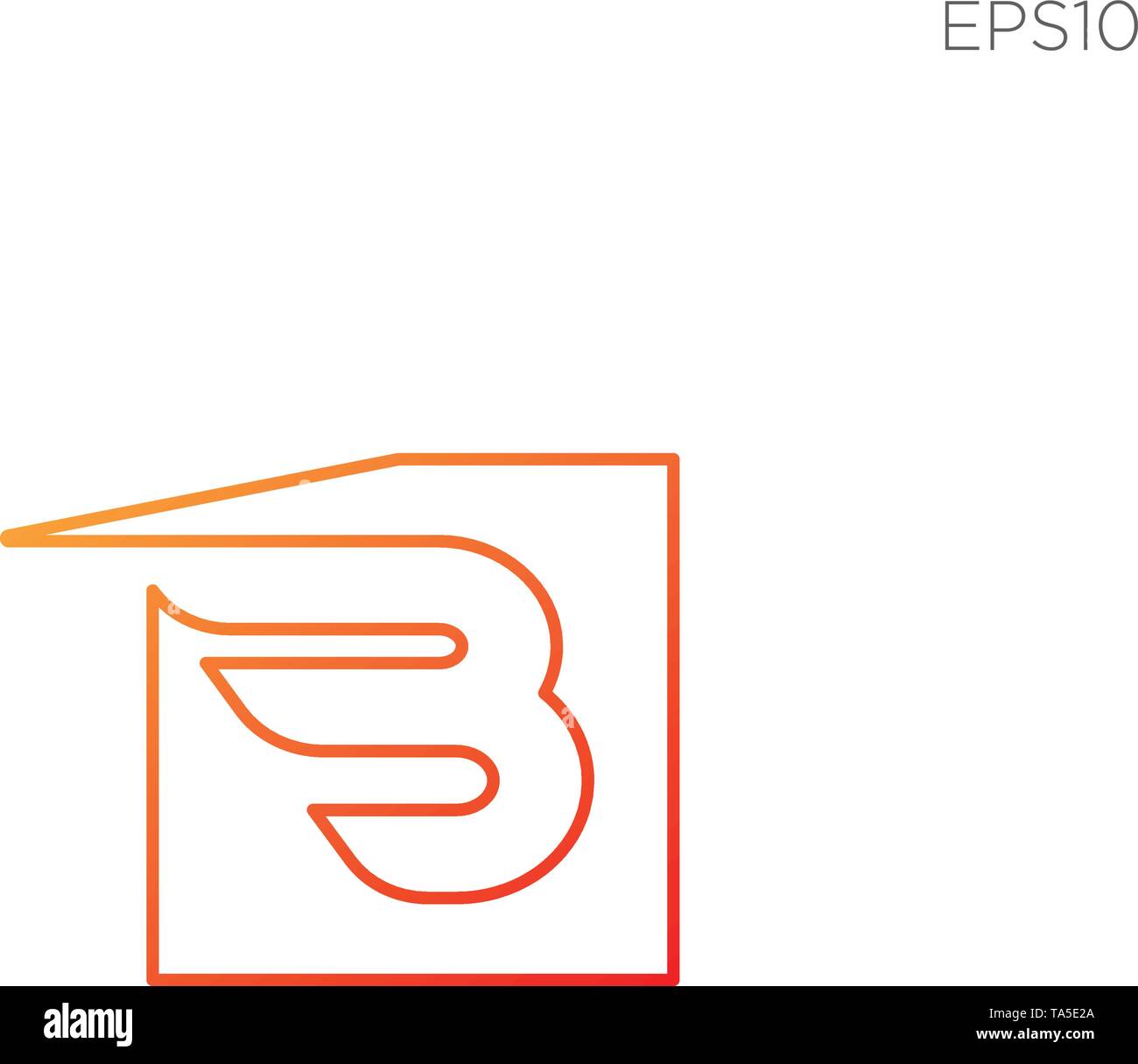 monogram initial d, d logo template black color vector illustration ...