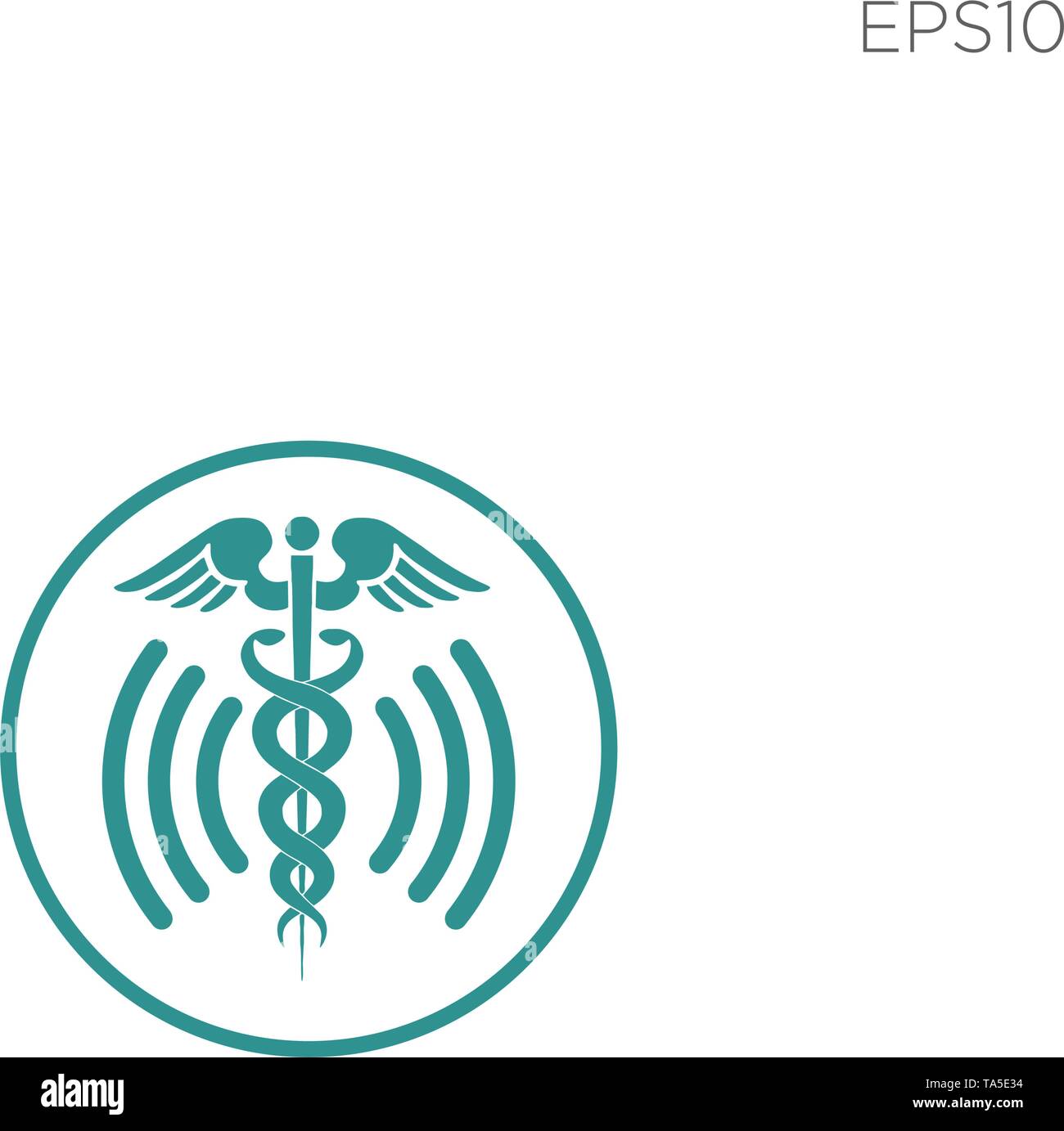 healthcare logo icon or symbol vector isolated - vector Stock Vector ...