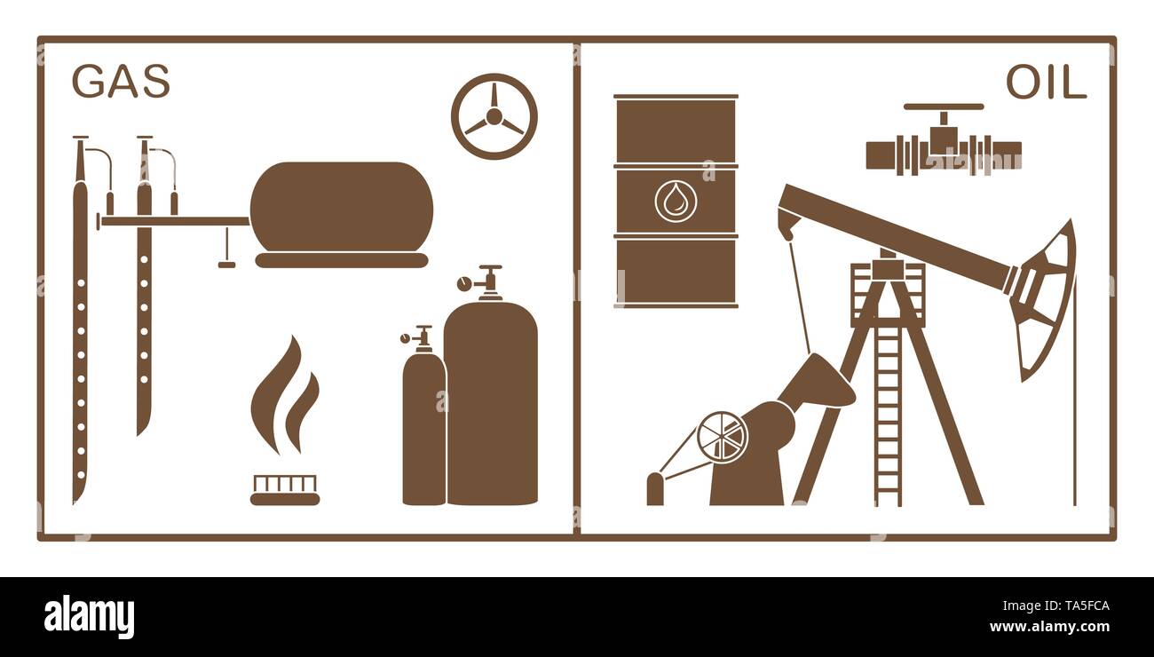 Iran oil rig Stock Vector Images - Alamy