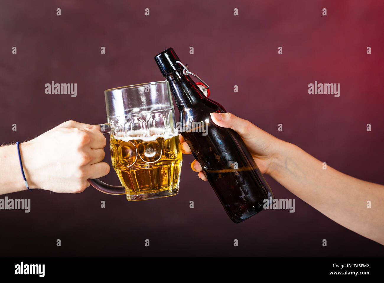 Drinking alcohol liquor party relax celebration concept. Closeup of ...