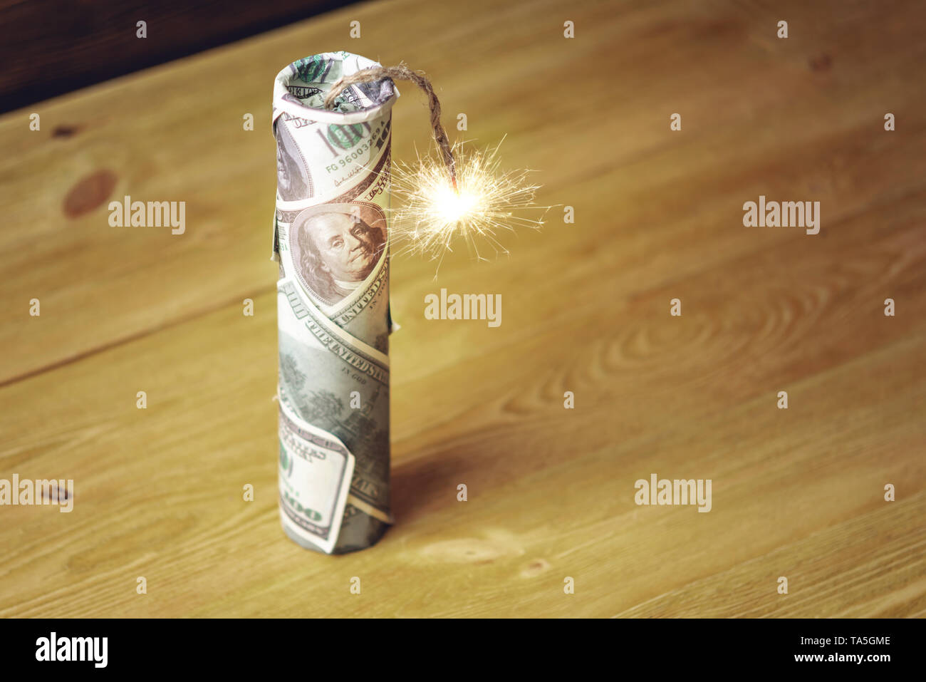 Explosive loss of inflation hi-res stock photography and images - Alamy