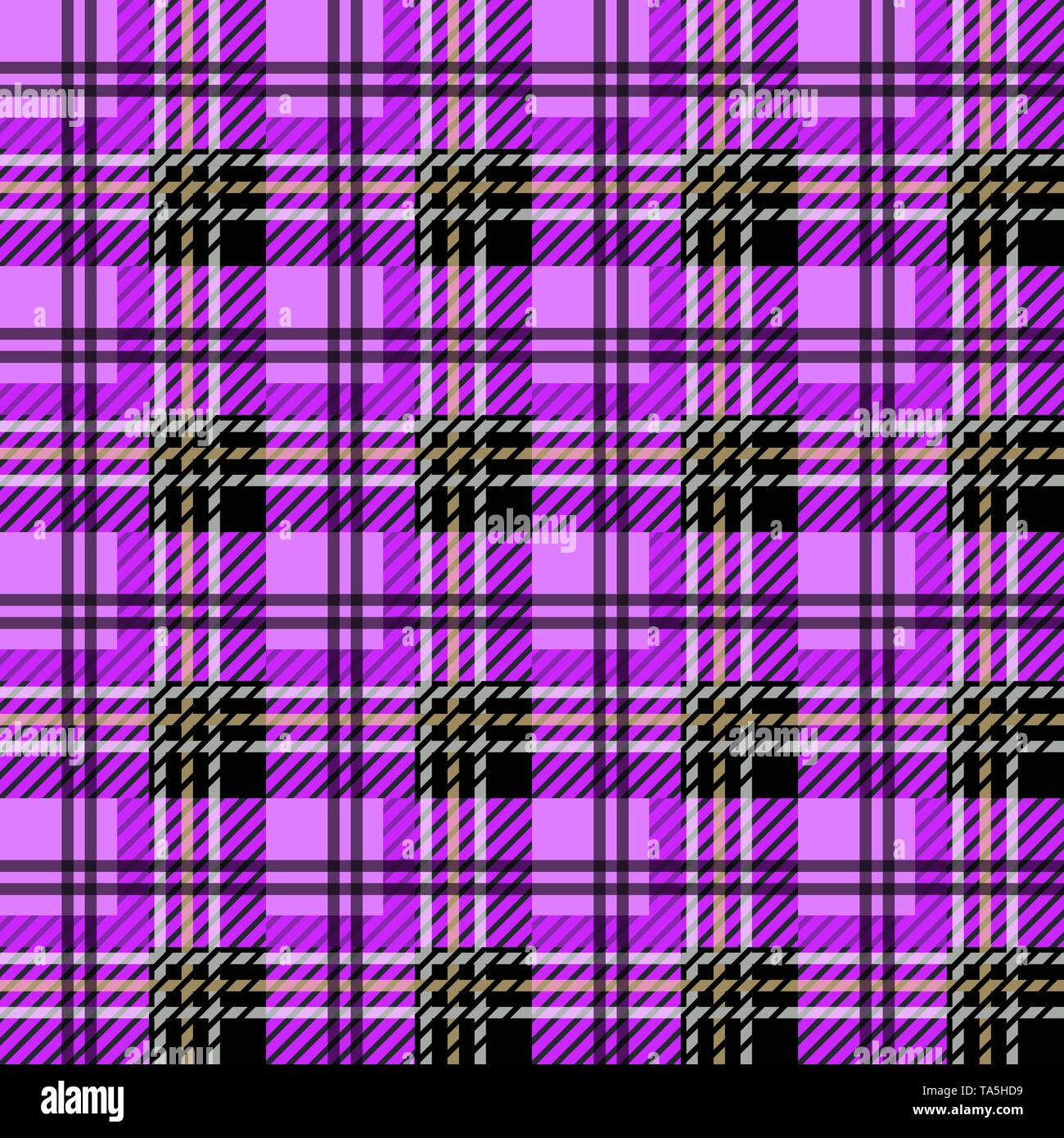 Buffalo tartan plaid. Proton purple tartan. Scottish pattern in purple ...