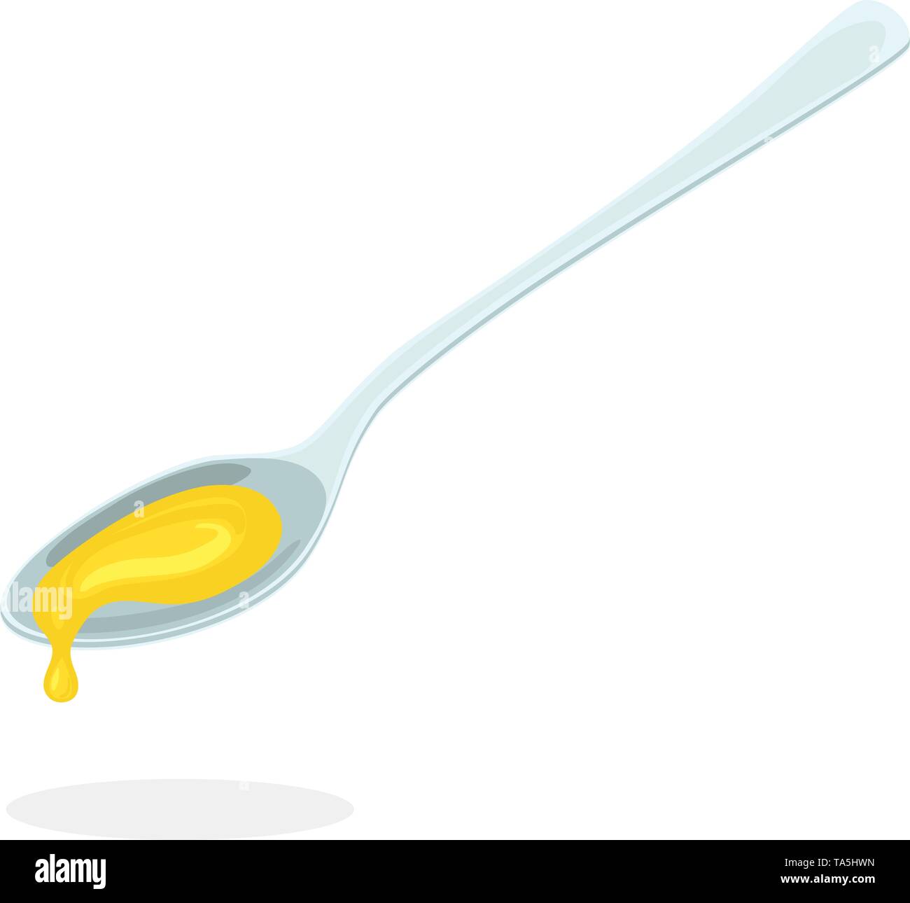 Pouring salad Stock Vector Images - Alamy