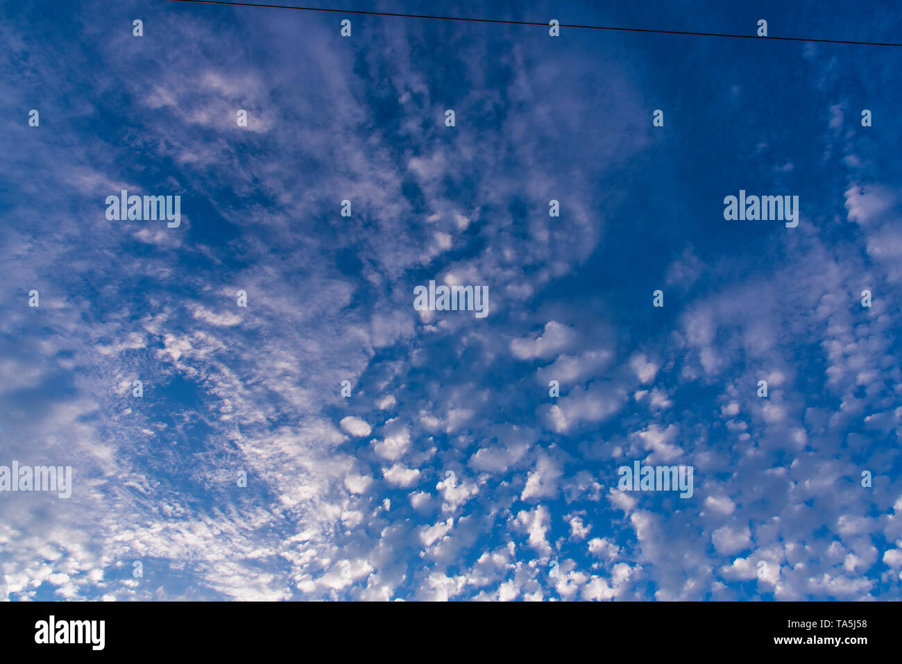 Blue sky and blue sky with clouds can be made in the background and ...