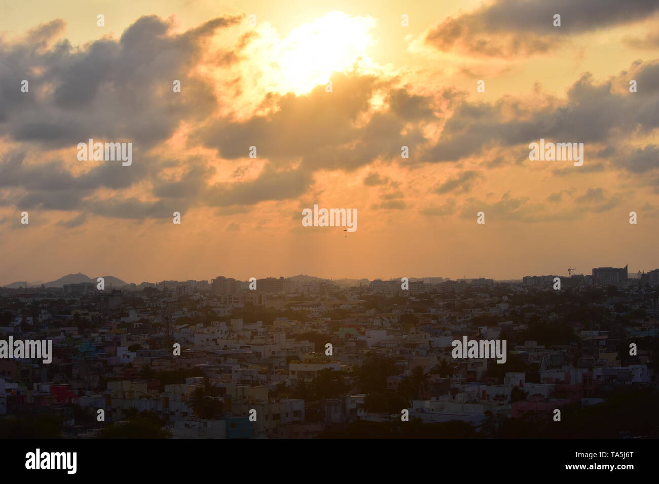 Chennai, Tamilnadu, India: January 26, 2019 - Chennai City Skyline at ...