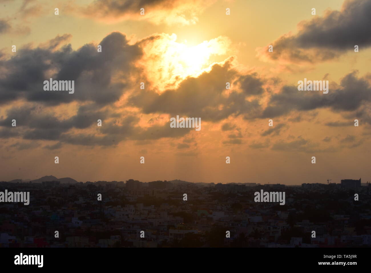 Chennai marina sunset hi-res stock photography and images - Alamy