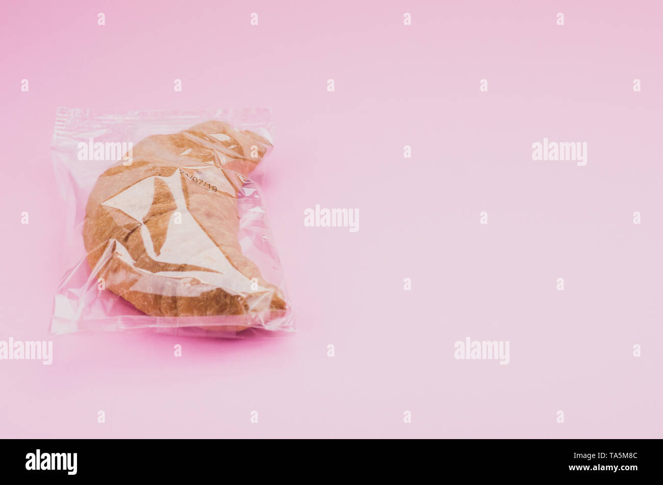 pre packaged snacks and pastries on a blank surface Stock Photo - Alamy