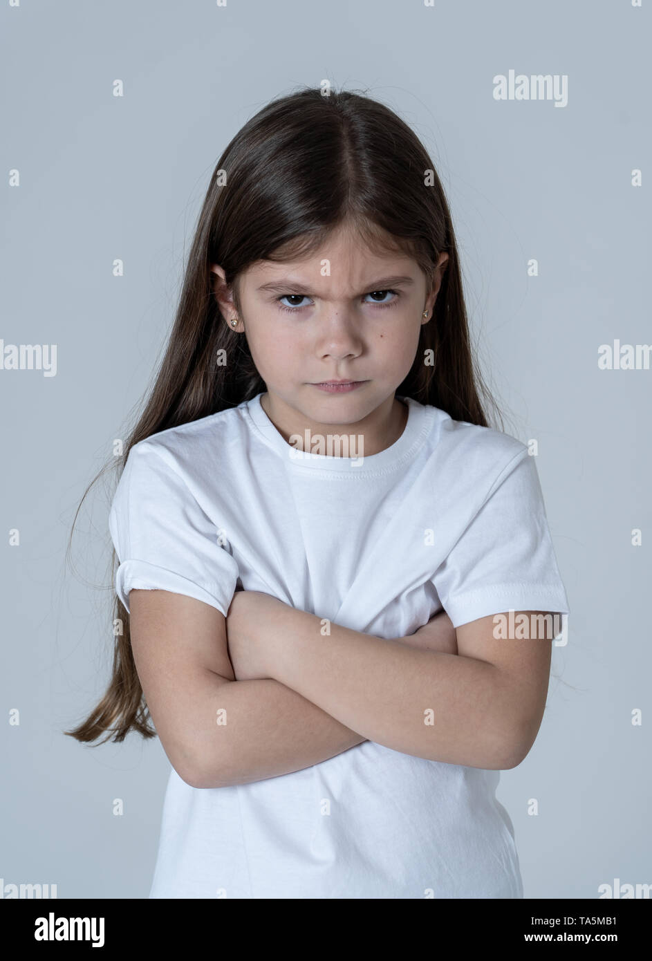 Angry disappointed gesture little girl hi-res stock photography and ...
