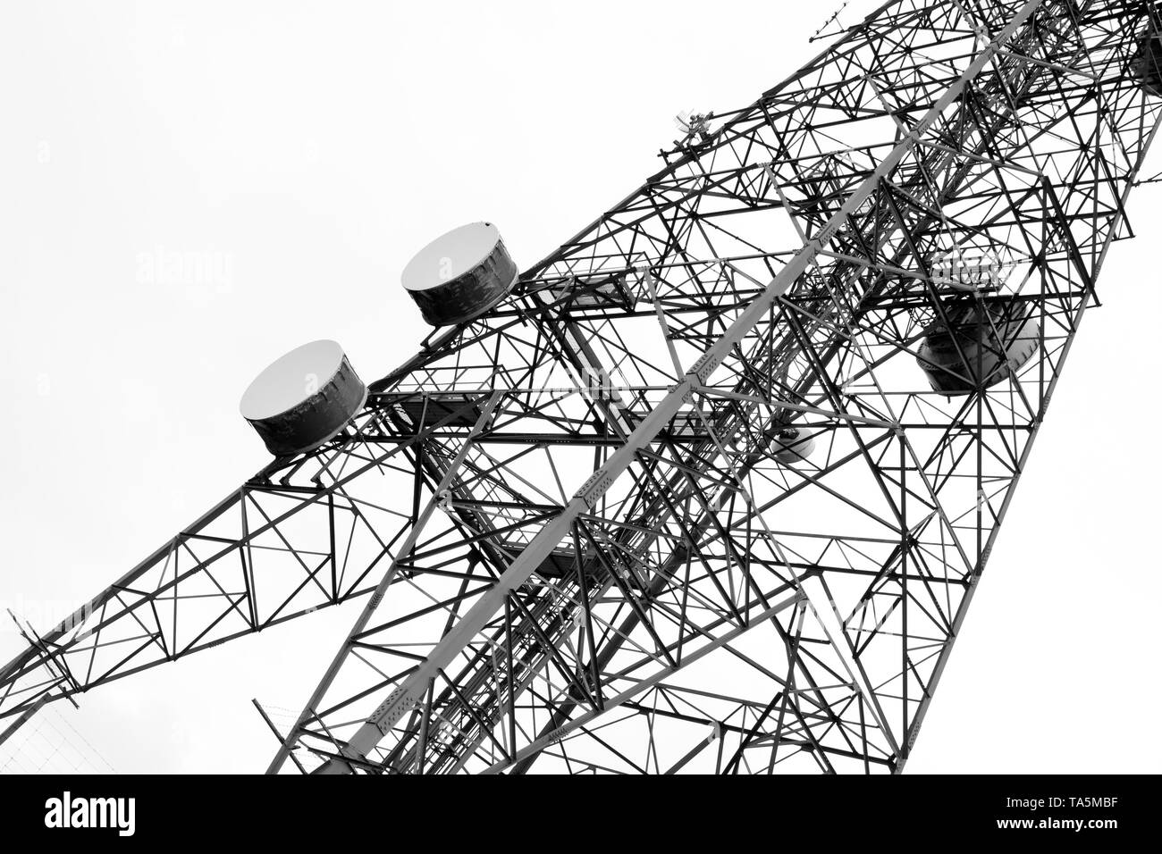 A transmitter tower Stock Photo - Alamy