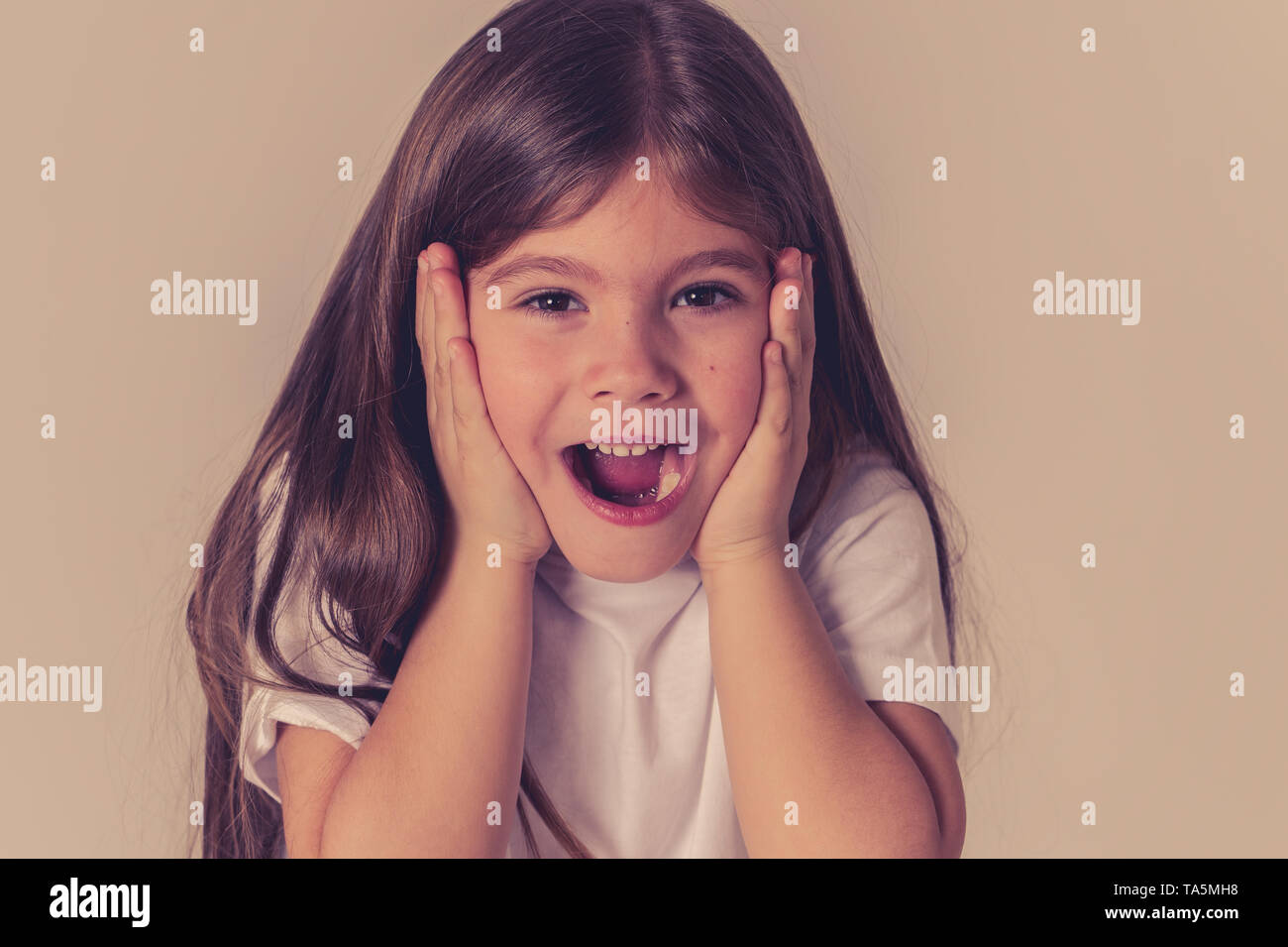 Kid excited hi-res stock photography and images - Alamy