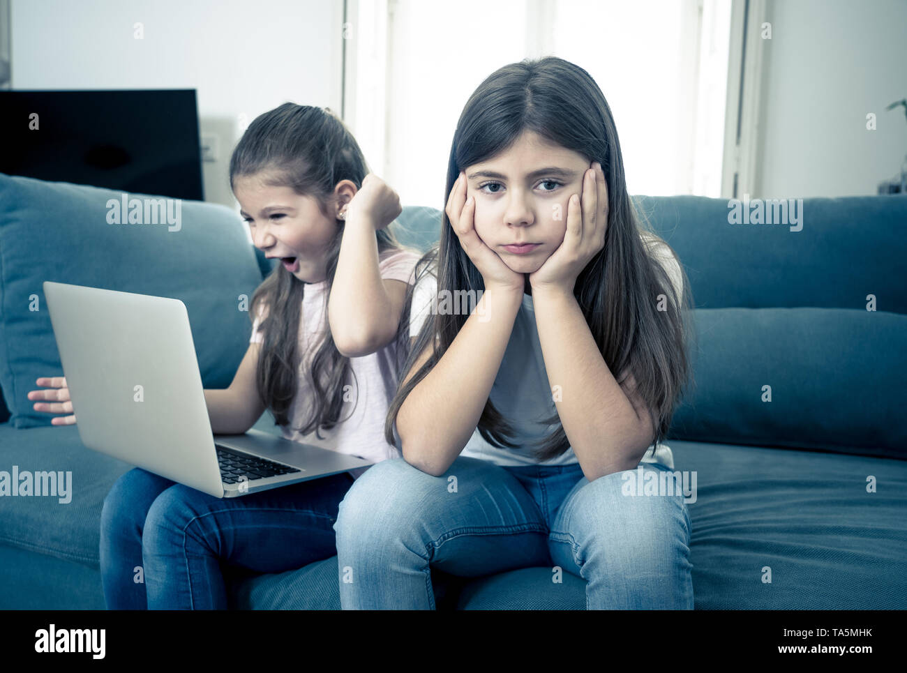Older parents and children arguing hi-res stock photography and images ...