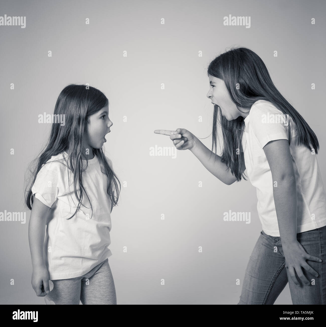 Siblings quarrel hi-res stock photography and images - Alamy