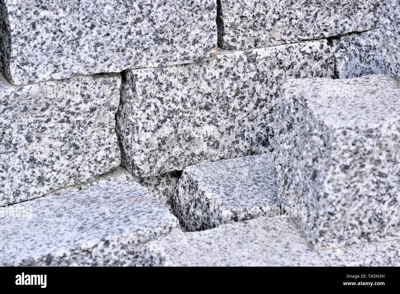 Decorative stone building boards close-up macro photo of a stone ...