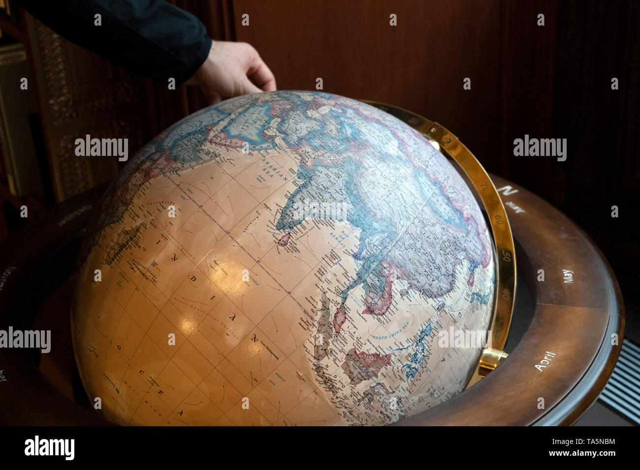 Touching earth hi-res stock photography and images - Alamy