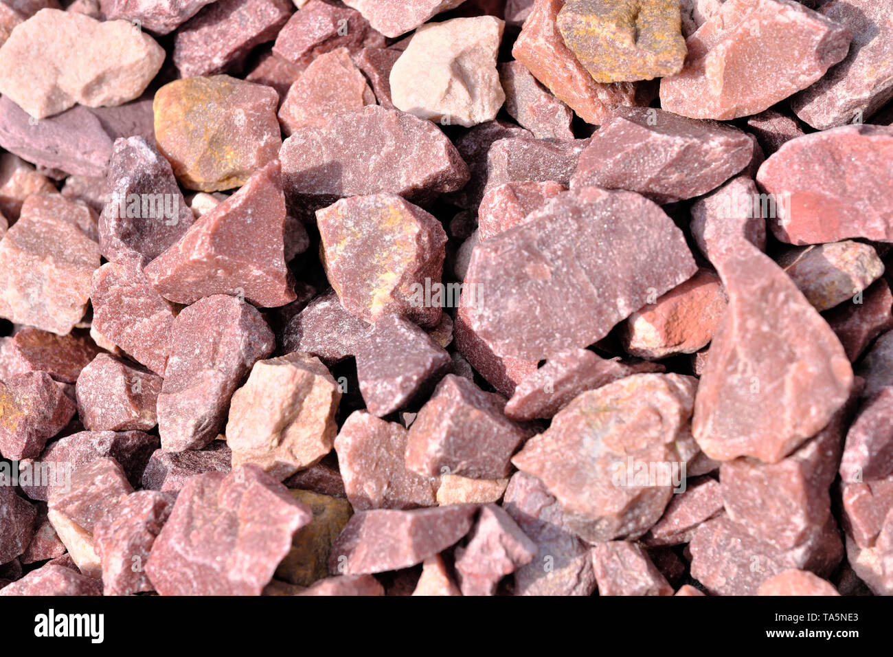 Decorative stone construction crumb close-up macro photo of a stone ...