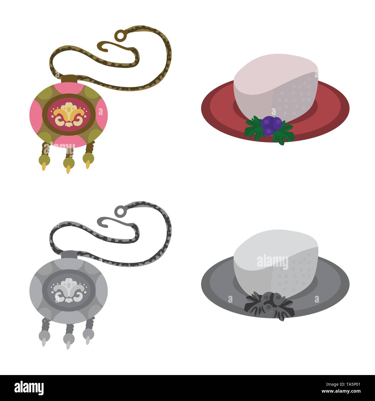 Vector illustration of culture and sightseeing sign. Set of culture and ...