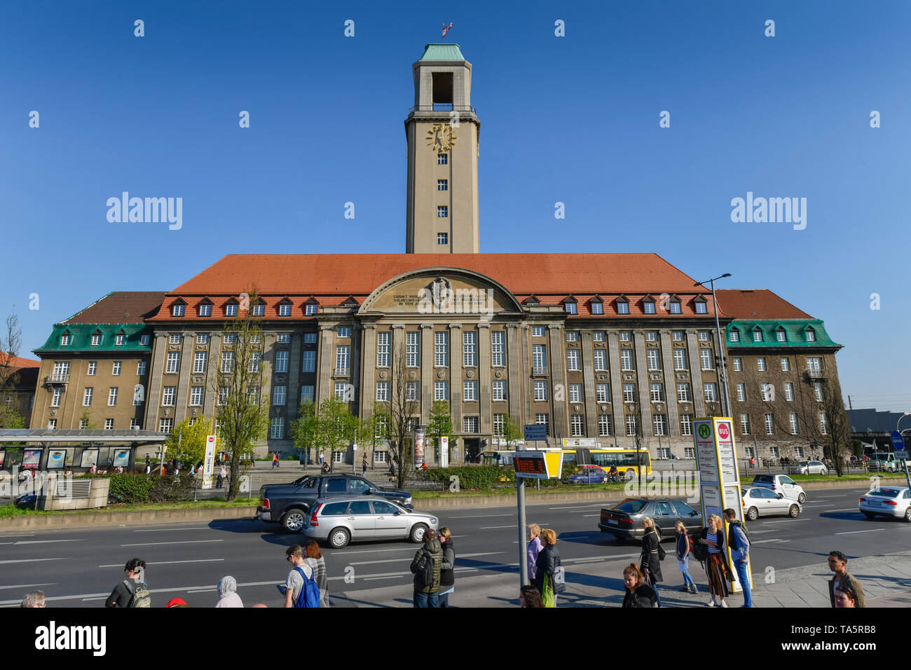 City hall Spandau, Carl apron street, Spandau, Berlin, Germany, Rathaus ...