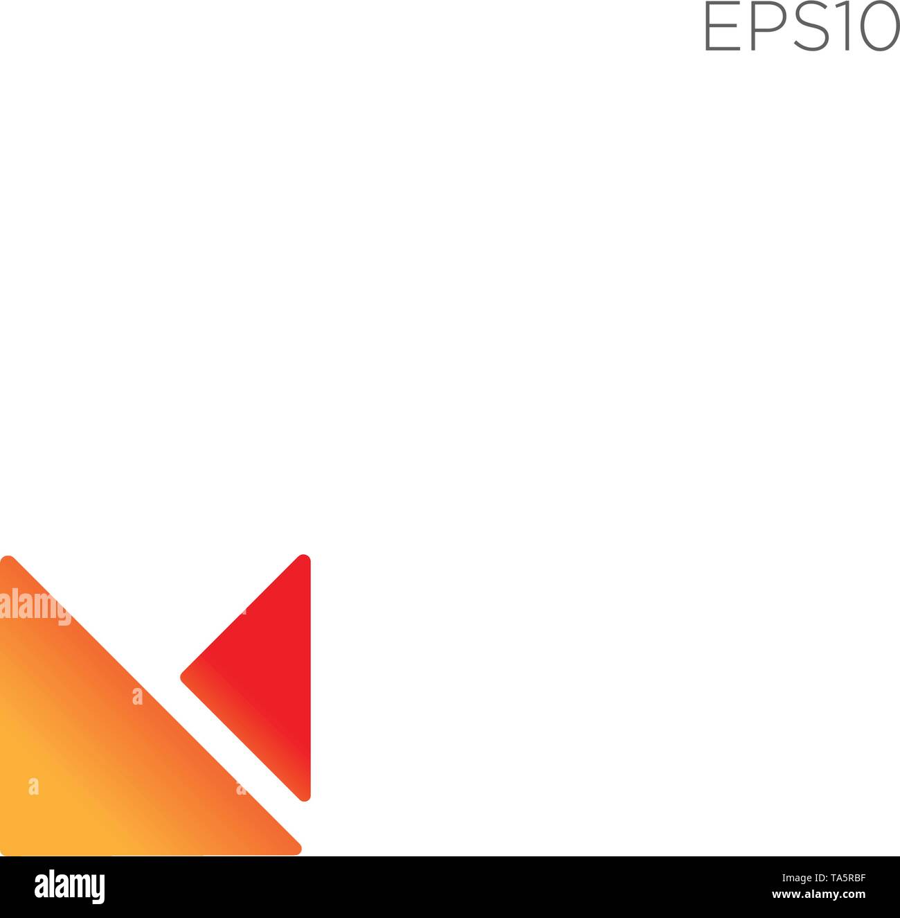 m wolf logo letter initial icon or symbol vector isolated element Stock ...