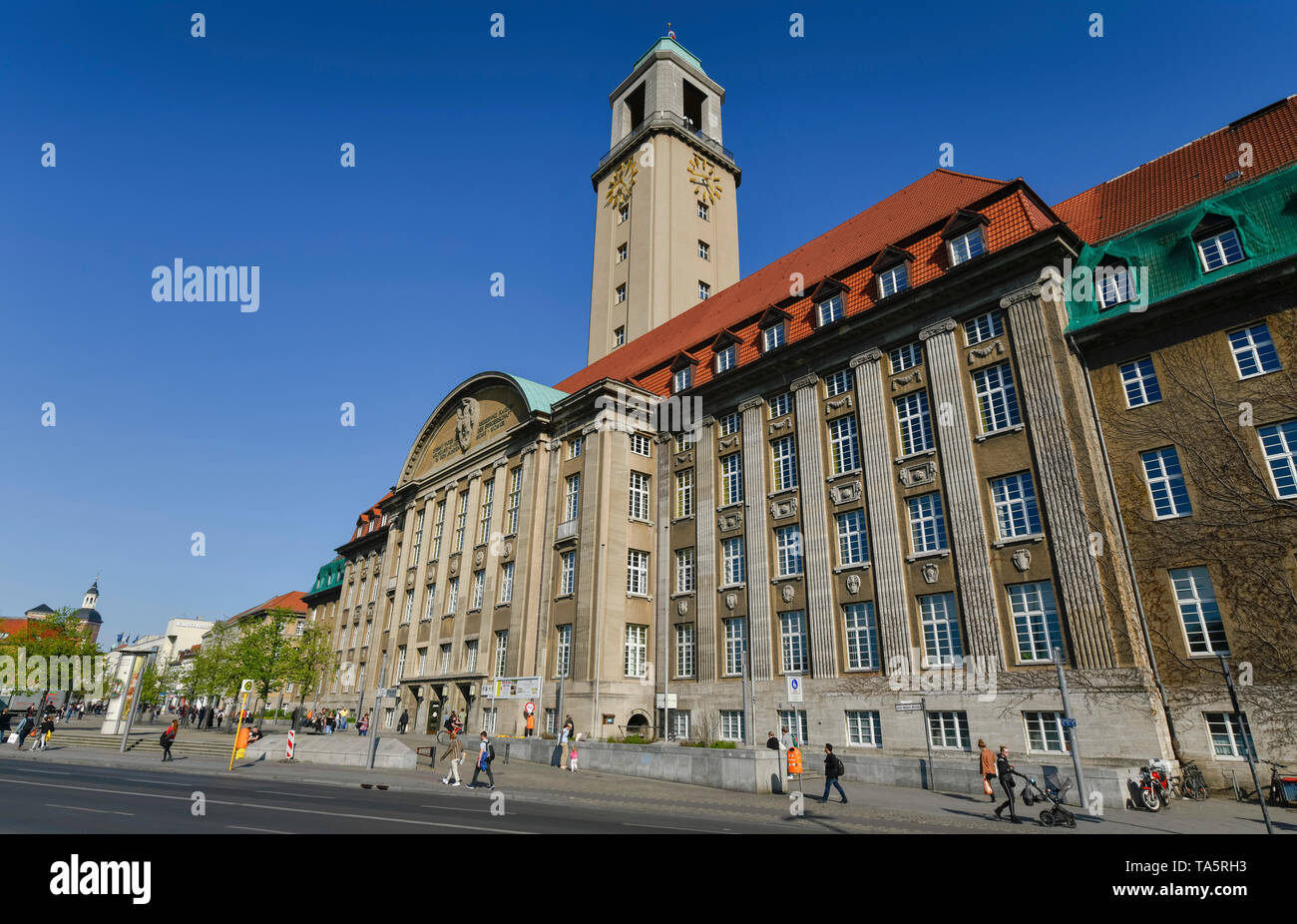 City hall Spandau, Carl apron street, Spandau, Berlin, Germany, Rathaus ...