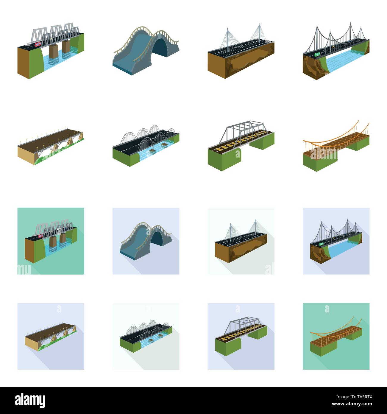 Vector design of connection and design symbol. Collection of connection and side vector icon for ...