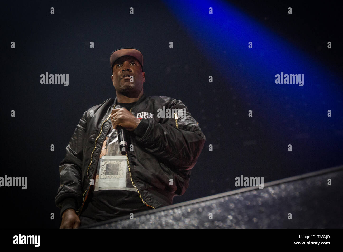 Denmark, Copenhagen - May 21, 2019. The American rap group Public Enemy ...