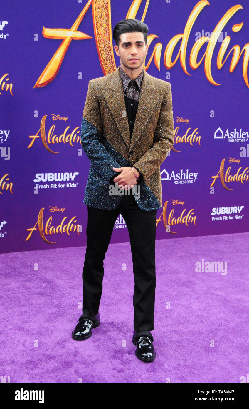 Hollywood, California, USA 21st May 2019 Actor Mena Massoud attends the ...