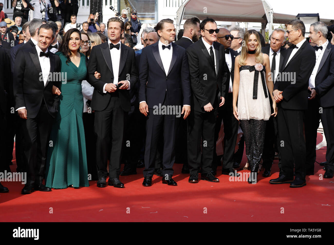 David Heyman, Shannon McIntosh, Brad Pitt, Leonardo DiCaprio, Quentin ...