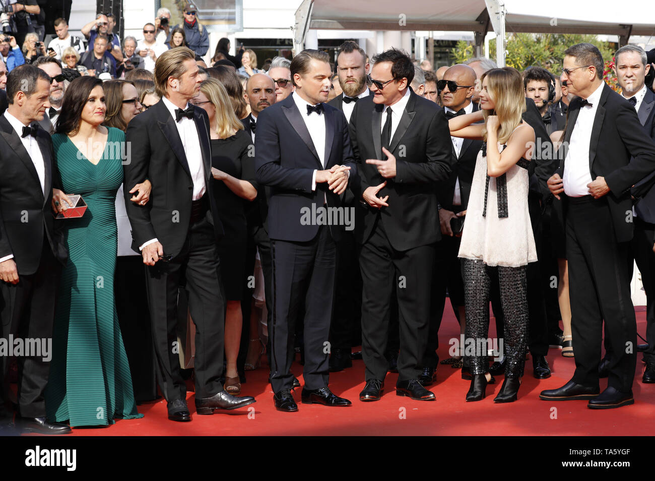 David Heyman, Shannon McIntosh, Brad Pitt, Leonardo DiCaprio, Quentin ...