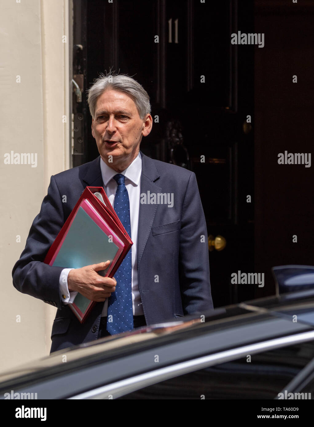 London, UK. 22nd May 2019. Philip Hammond MP PC, Chancellor of the ...
