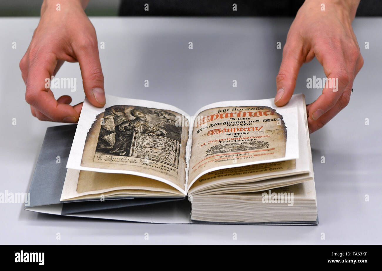 Damaged Library Book