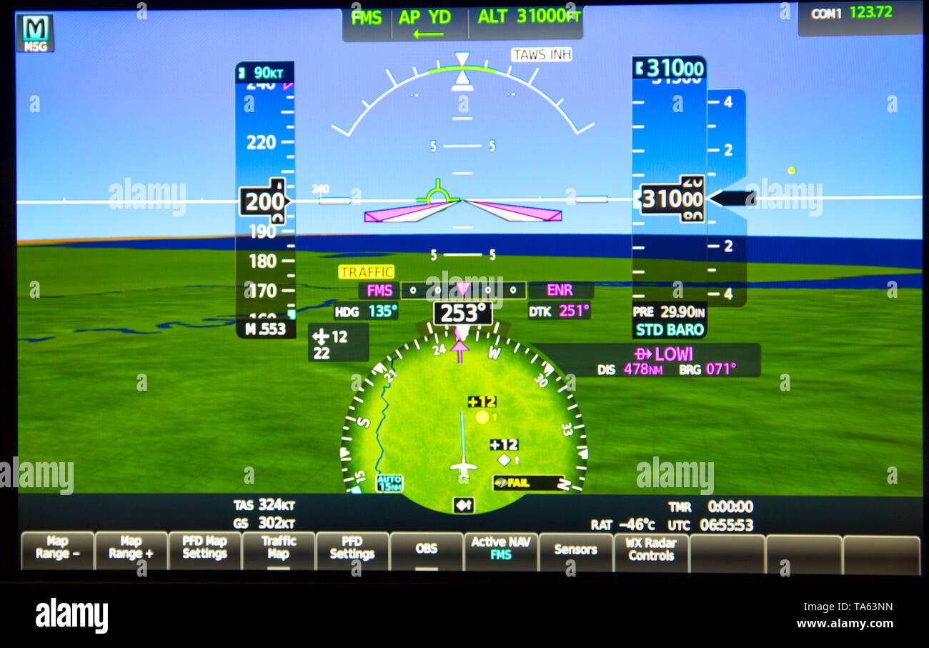 Cockpit Display Unit High Resolution Stock Photography and Images - Alamy